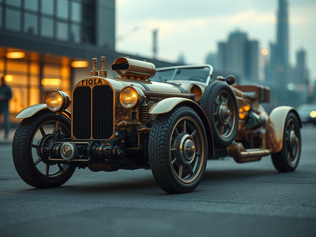 Retro-futuristic Hydrogen Fuel Cell Powered Steampunk Cars – Adeerus Ghayan